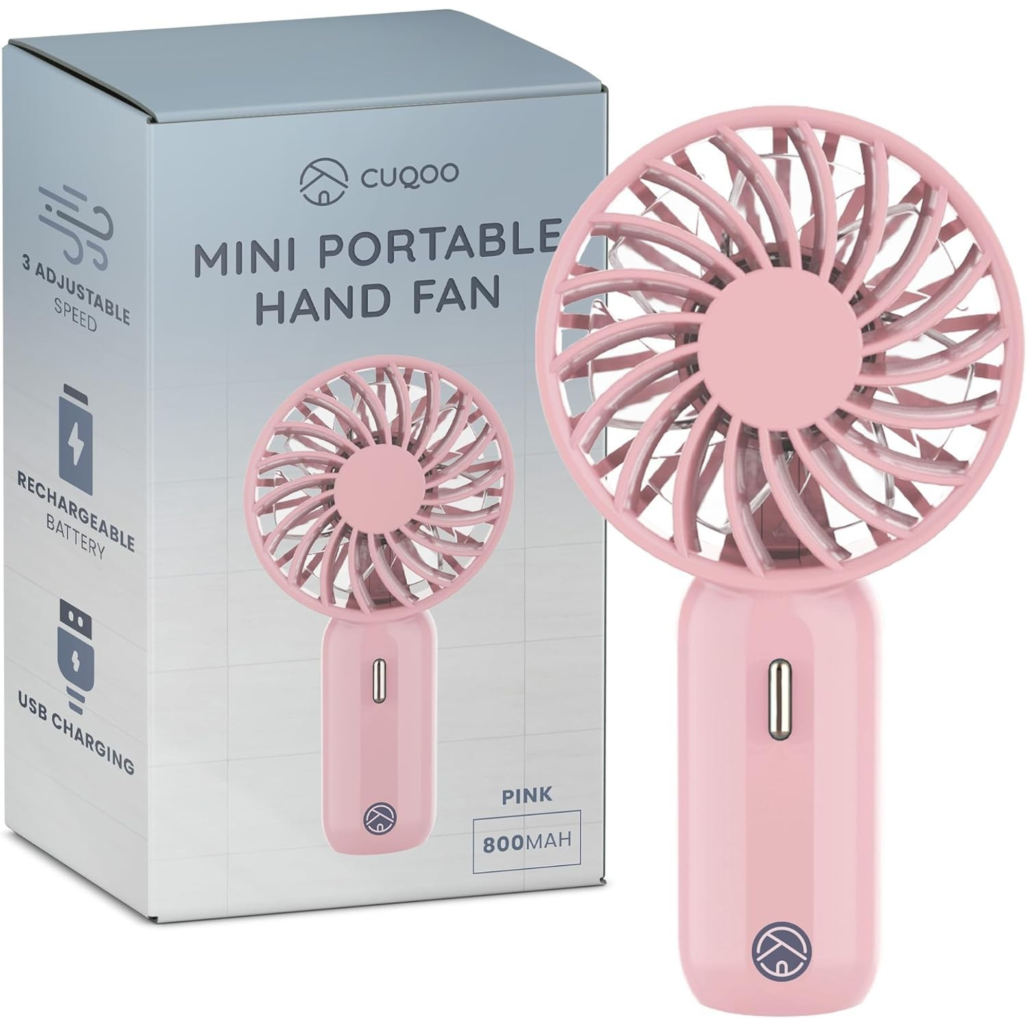 Pink Portable Mini Fan 800mah | Seller Vision