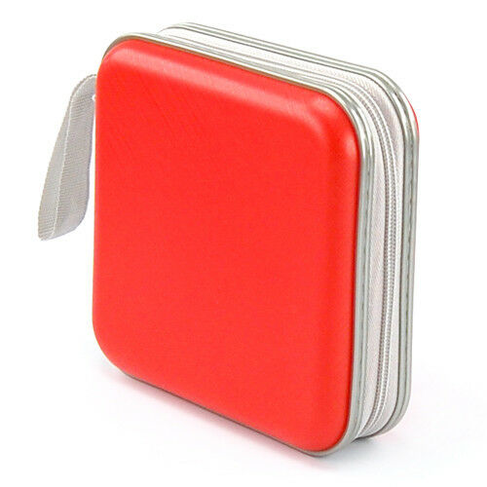 40 Disc Red CD Storage Case | Seller Vision