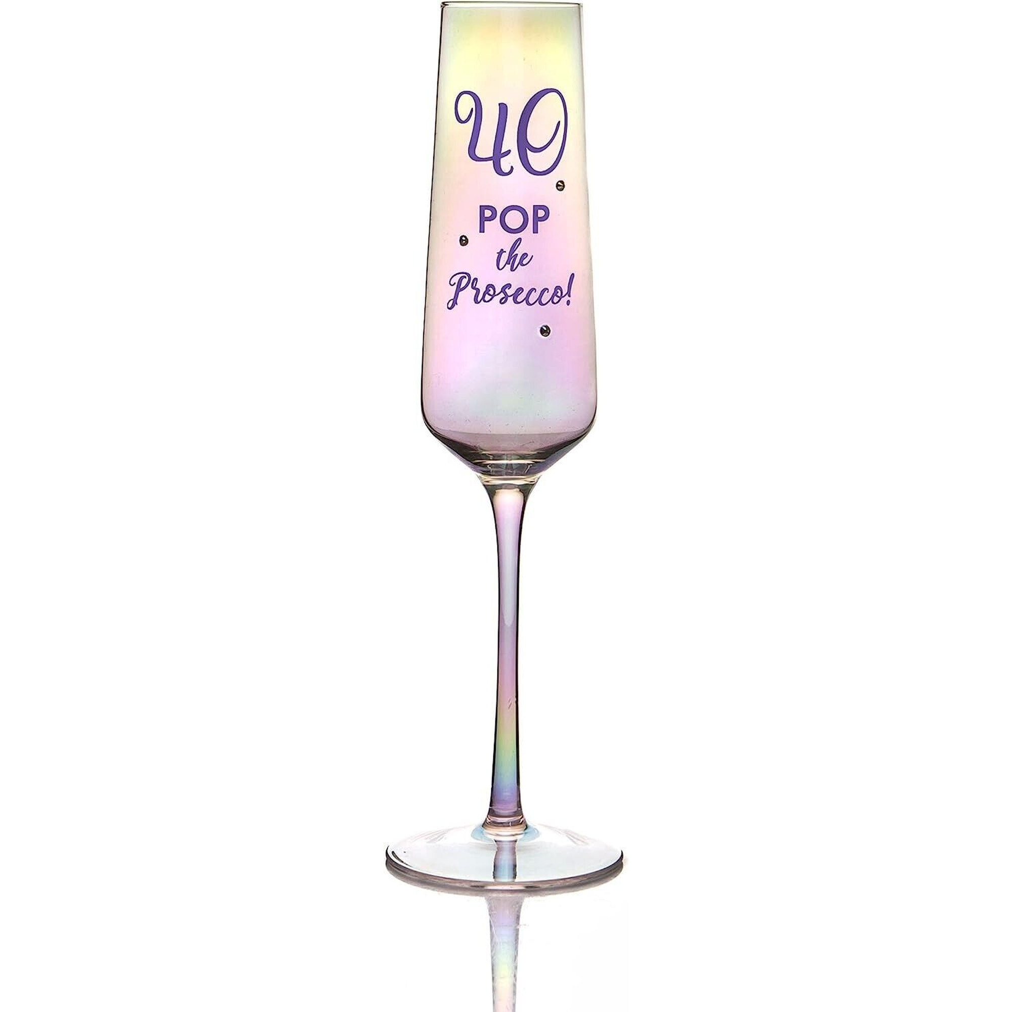40th Birthday Prosecco Glass | Seller Vision