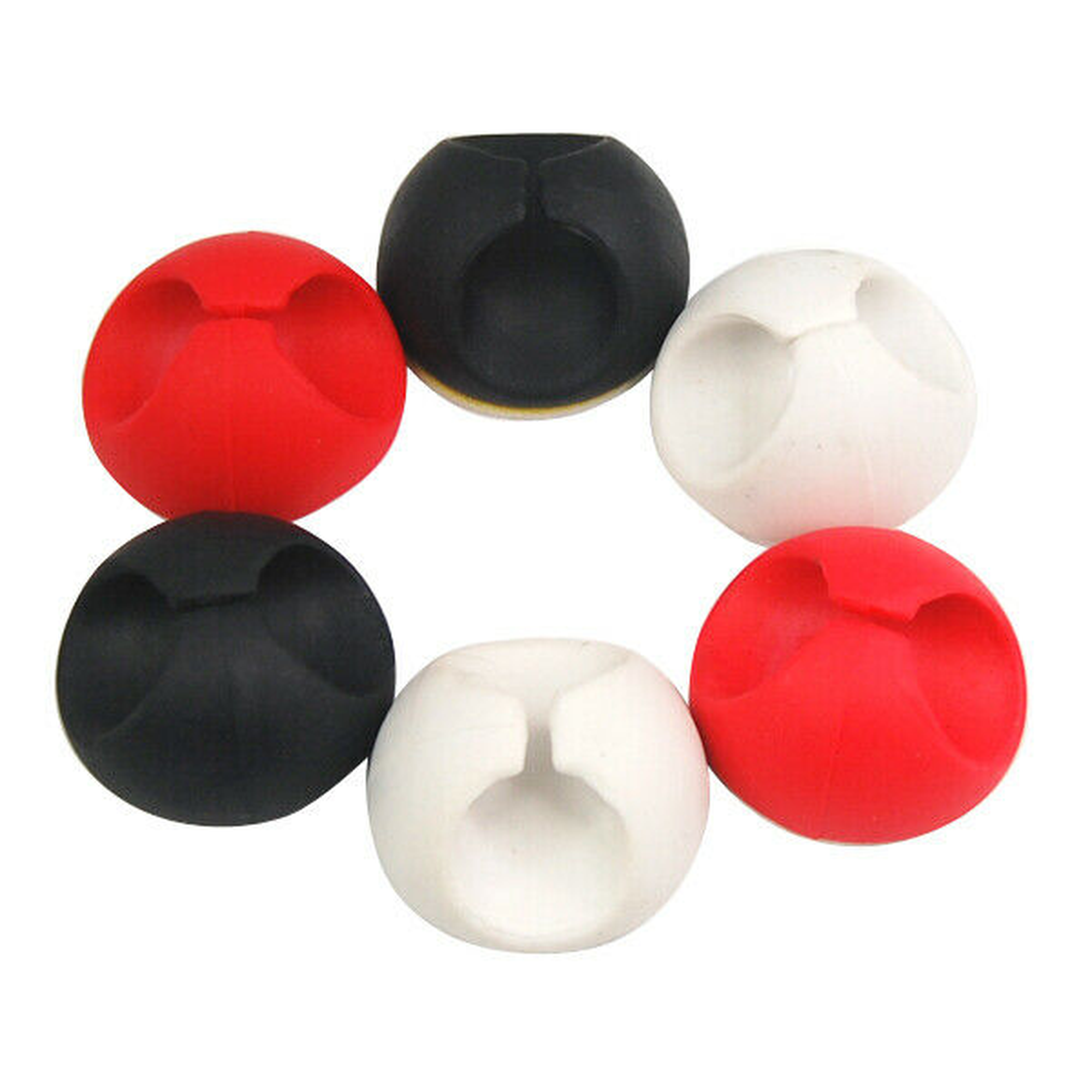 6 Self-Adhesive Cable Tidy Clips | Seller Vision